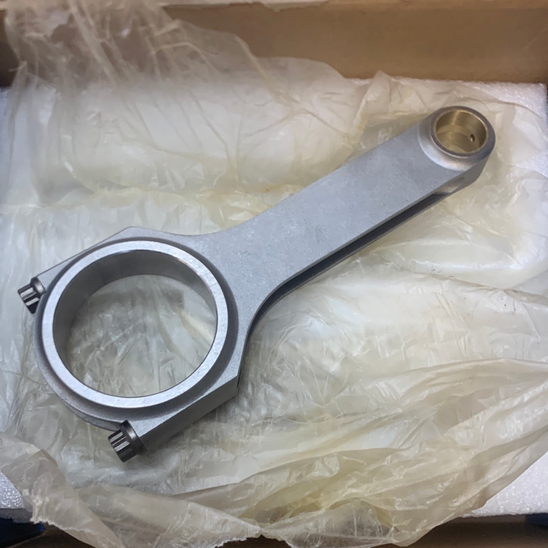 H beam connecting rods with properly honed wrist pin bushings & arp ha ...