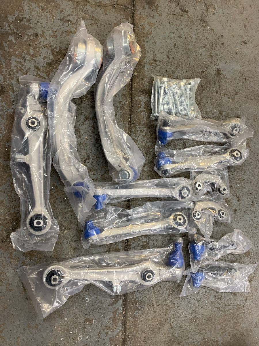 Sep auto complete front end control arm kit with outer tie rods and ha ...