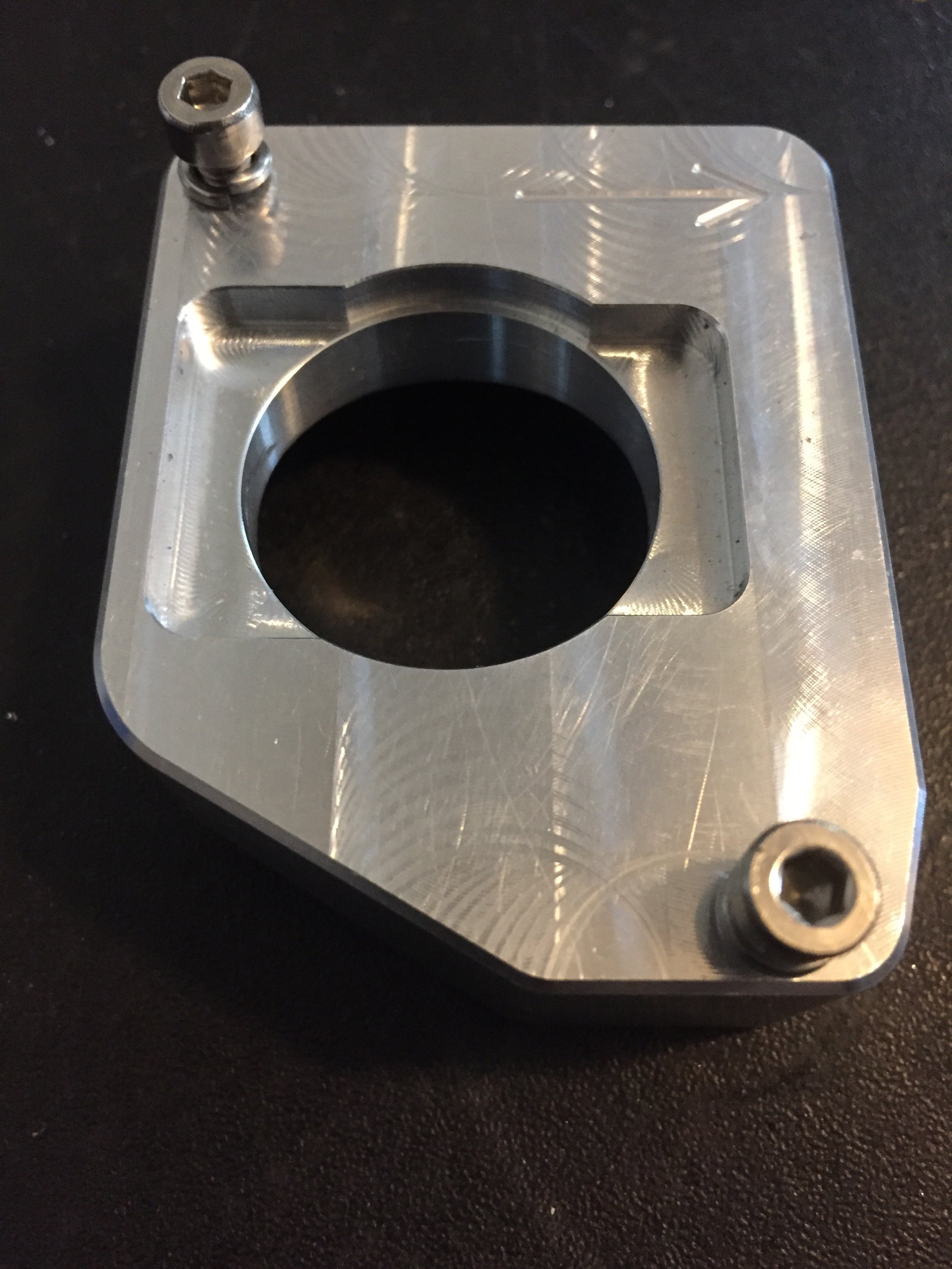Billet hitachi maf flange with billet hardware – S.E.P auto products