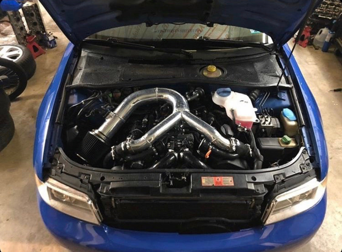 S.E.P Auto rs4 y pipe with integrated intake 85mm id – S.E.P auto products